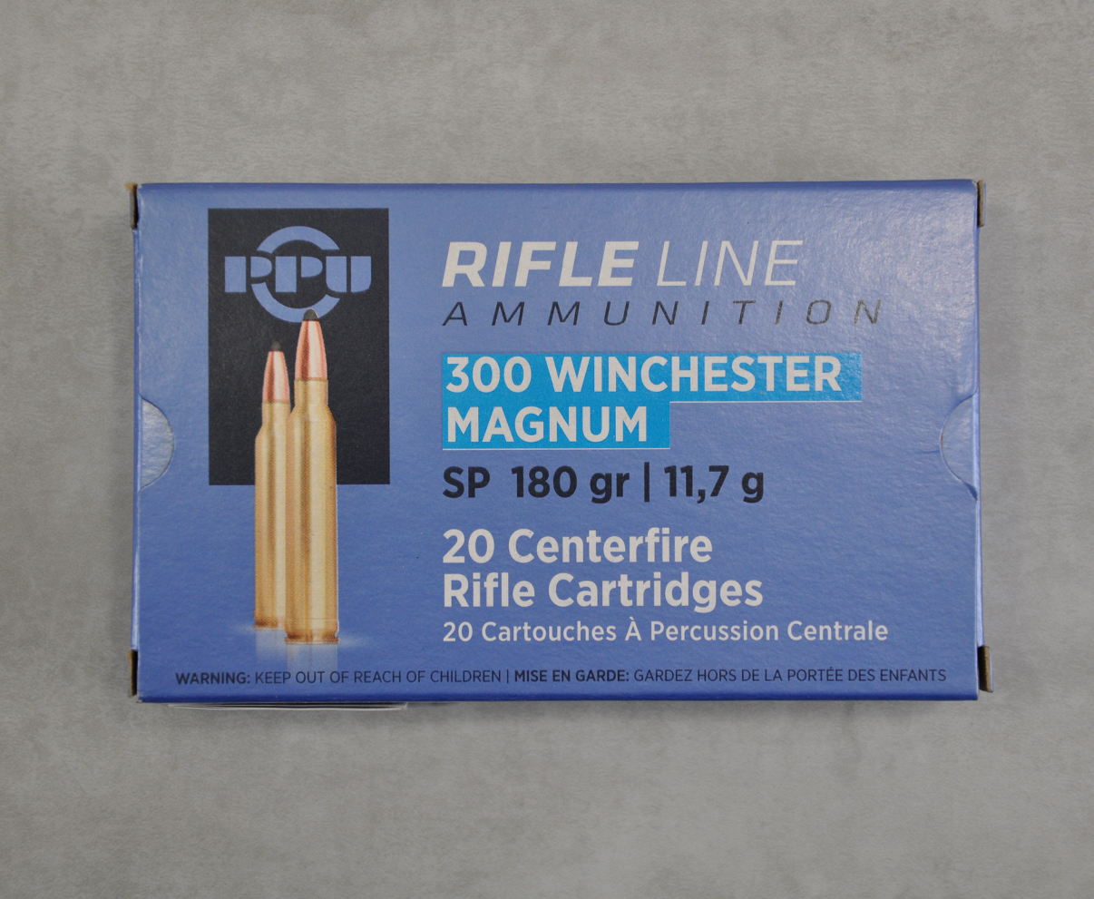 PPU SP .300 Win. Mag. 180gr Büchsen-Munition | My-Guns.biz - Jagd ...
