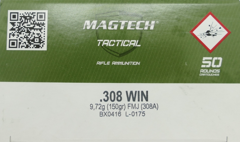 Magtech FMJ .308 Win. 150gr Büchsen-Munition | My-Guns.biz - Jagd ...