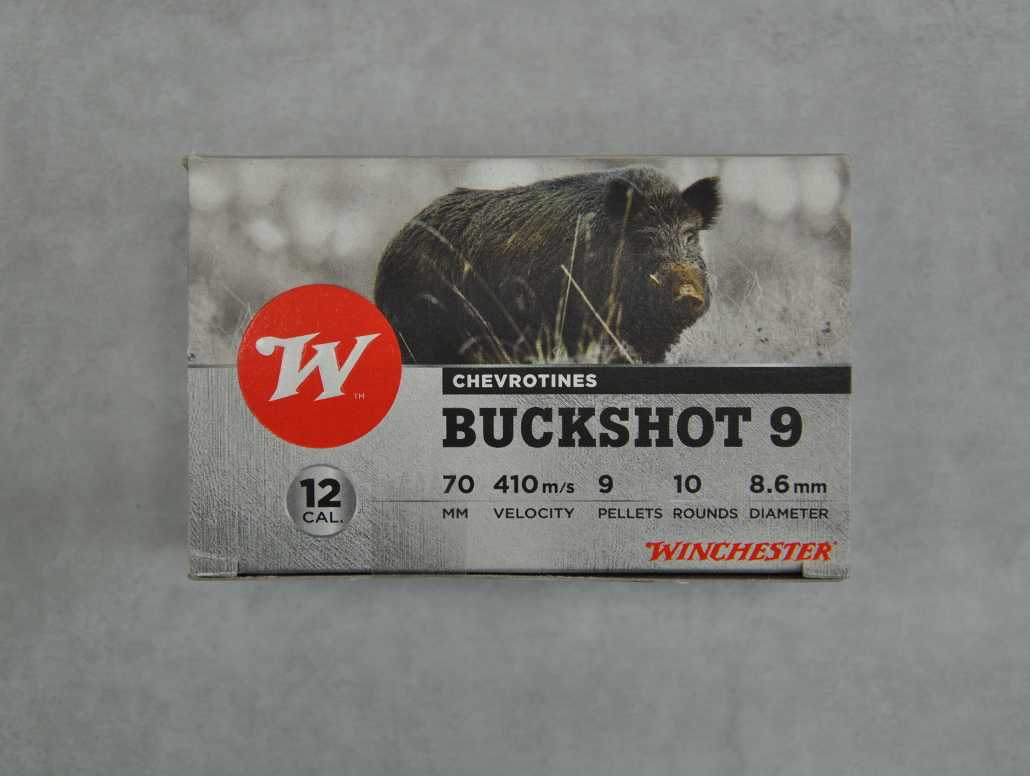 Winchester Buckshot 9 12/70 Flintenmunition | My-Guns.biz - Jagd ...